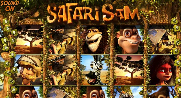 Safari Sam la machine à sous de Betsoft qui vous emmène en Safari